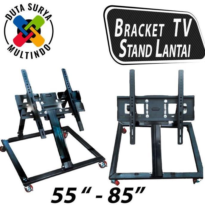 Jual HARGA DISC - bracket braket tv standing lantai untuk ukuran 55 60 ...