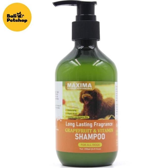 Jual Maxima Long Lasting Fragrance Grapefruit Shampoo Anjing 250ml ...