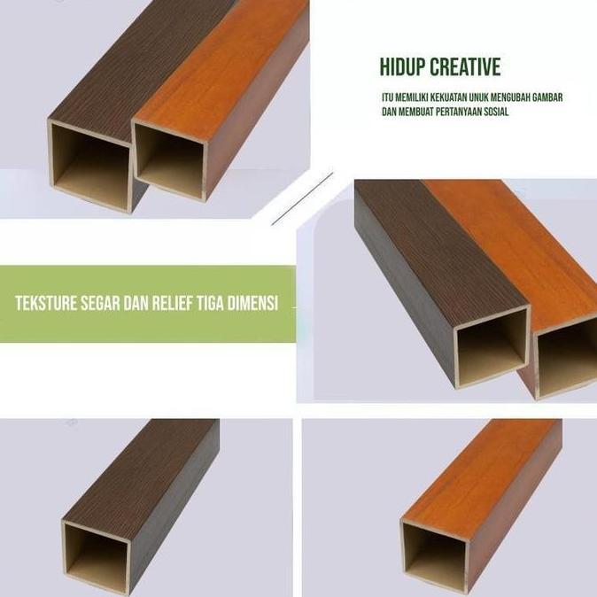 Jual LAIV Partisi Hollow Indoor PVC Sekat Ruangan Wallpanel WPC Wood ...
