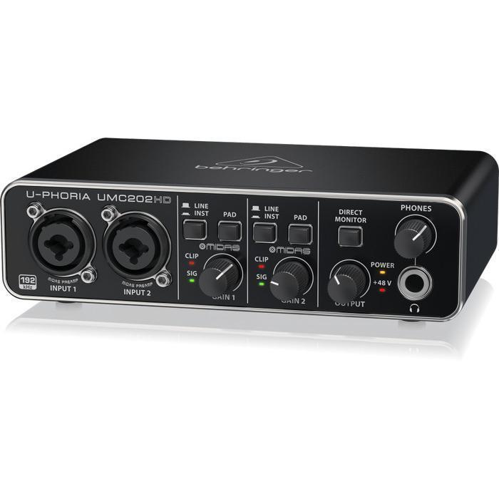 Jual Behringer Umc202Hd Usb Sound Card Original Dan Terpercaya | Shopee ...