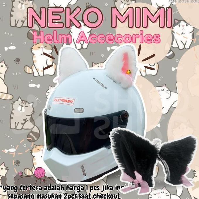 Jual EHcat Ear Cat Helmet Aksesoris Helm Helme Helem Kuping Kucing ...