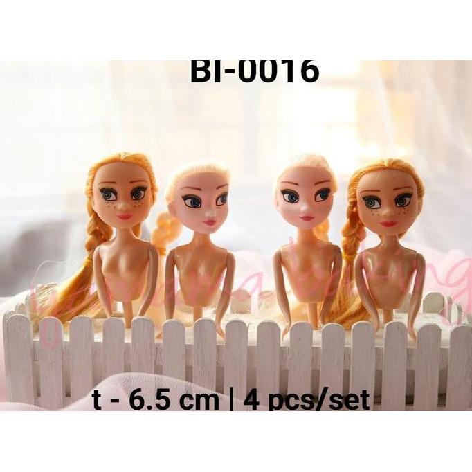 Jual Terjangkau Bi-0016 Topper Frozen Elsa Anna Barbie Tusuk Setengah ...