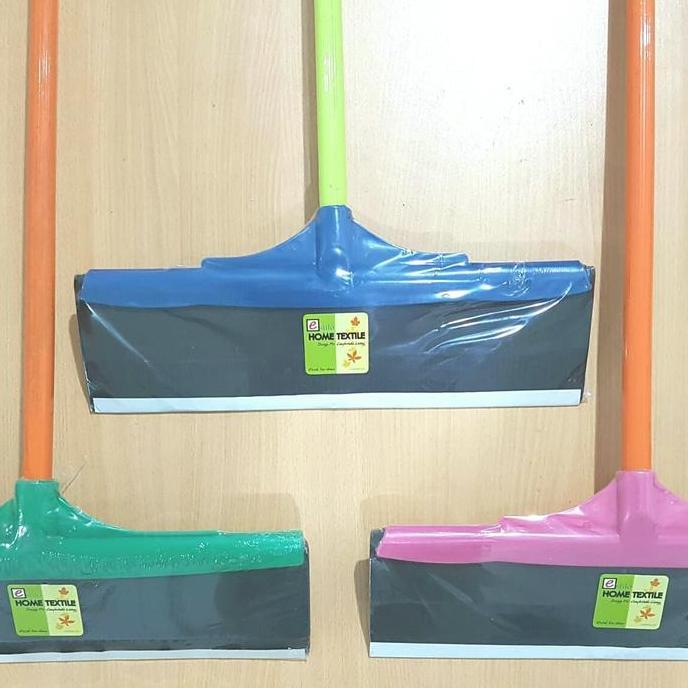 Jual Cling- Karet Dorongan Air / Wiper Lantai + Gagang Pipa Besi (Set ...