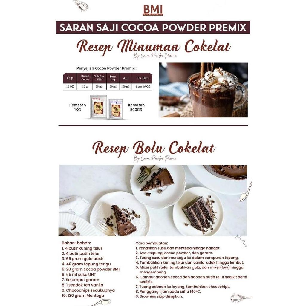 Jual Cocoa Powder Cokelat Bubuk Chocolate Powder Serbuk Coklat Premix ...