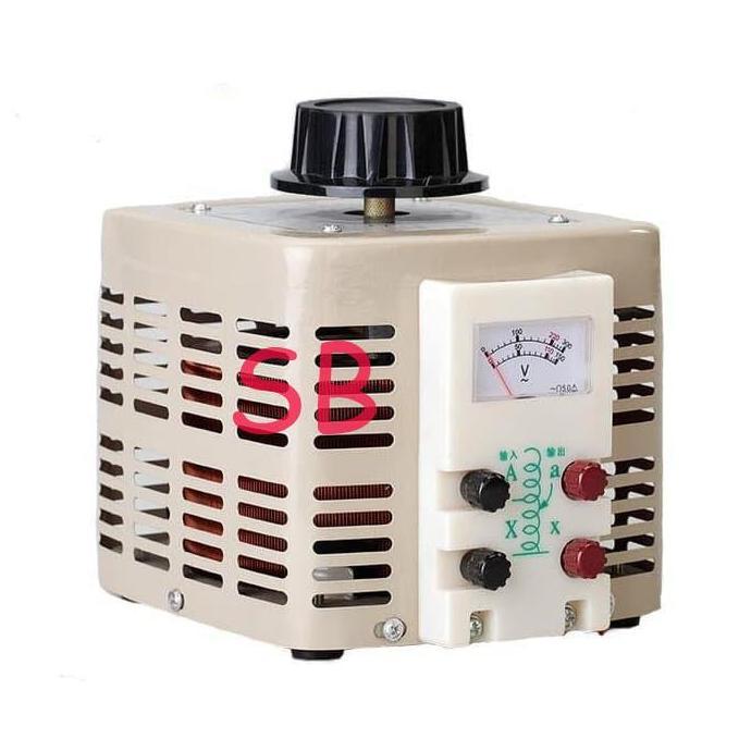 Jual SLIDE REGULATOR TRANSFORMER 500W / 0.5KVA SINGLE PHASE SATU FASA ...