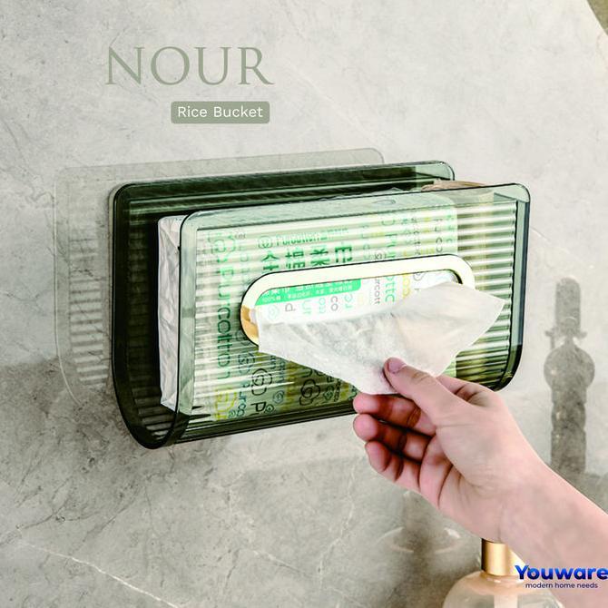 Jual (COD) YOUWARE - Nour Tissue Box Kotak Tisu Dinding Wadah Tisu ...