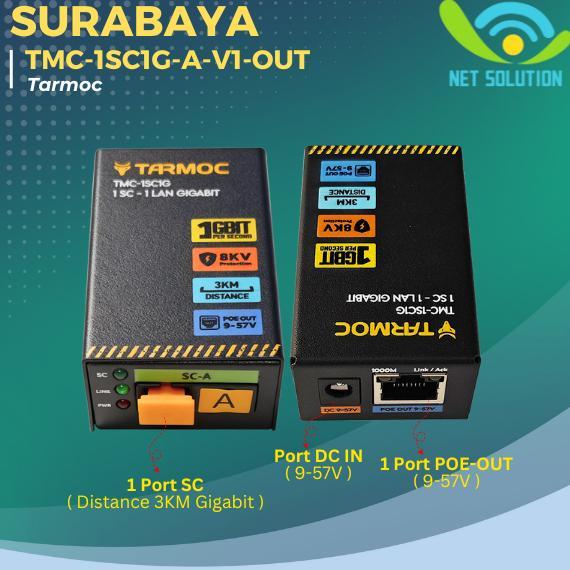 Jual Tarmoc TMC1SC1GPV1OUT | Media Converter 1FO 1LAN / 1 FO 1 LAN ...