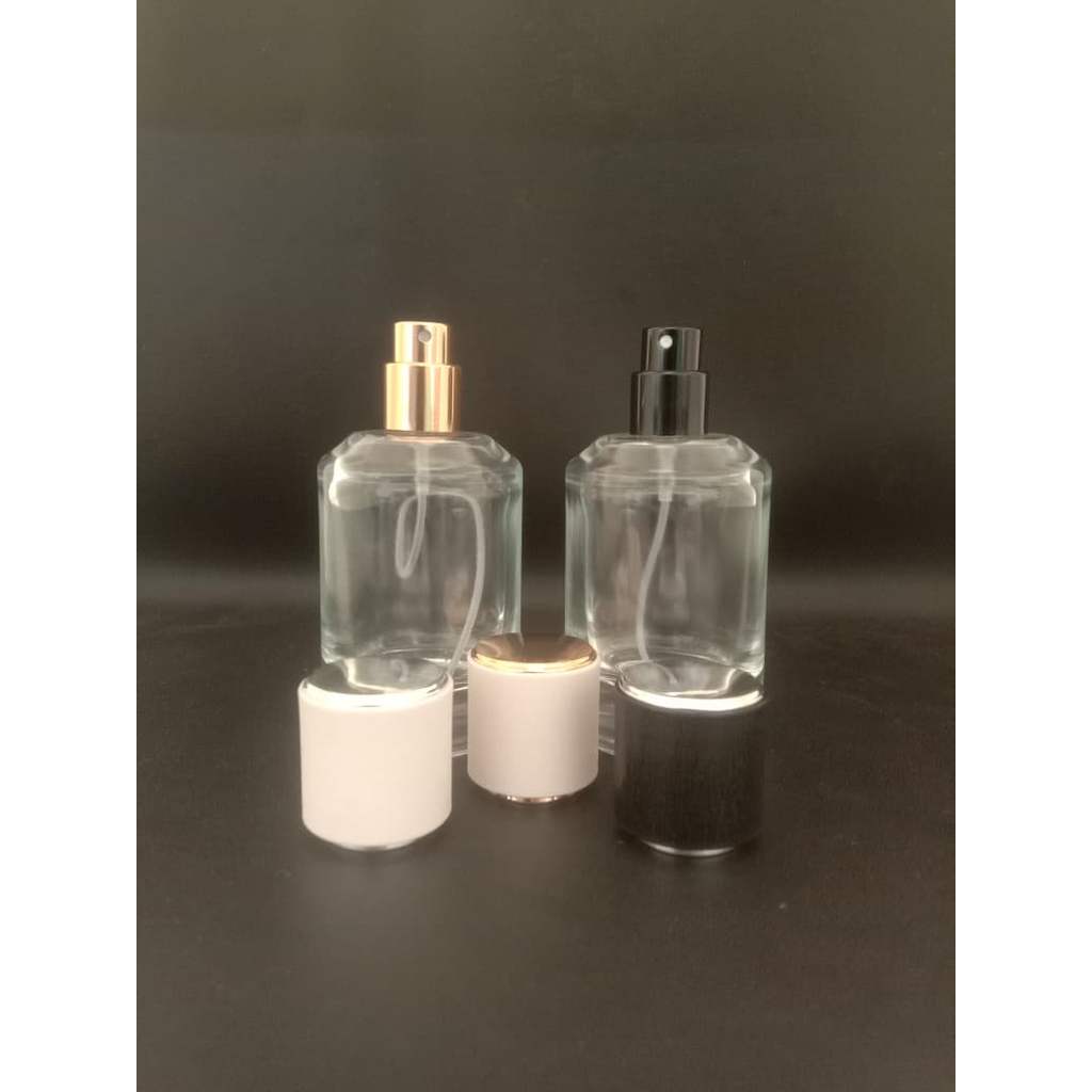 Jual Botol parfum J73 50ml easypump + Ring + Tutup motif kayu per pcs ...