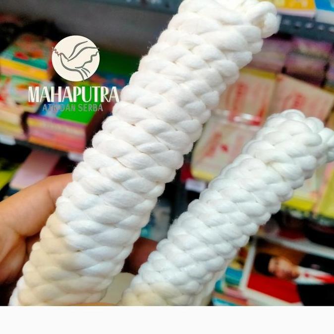 Jual TALI PRAMUKA 10 METER/ 5 METER TALI PRAMUKA PUTIH MURAH GROSIR ...