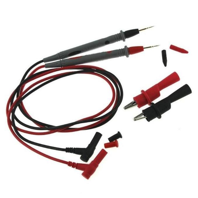 Jual New 20A Probe Test Lead Alligator Hook Clip Fluke-Clamp Multimeter ...