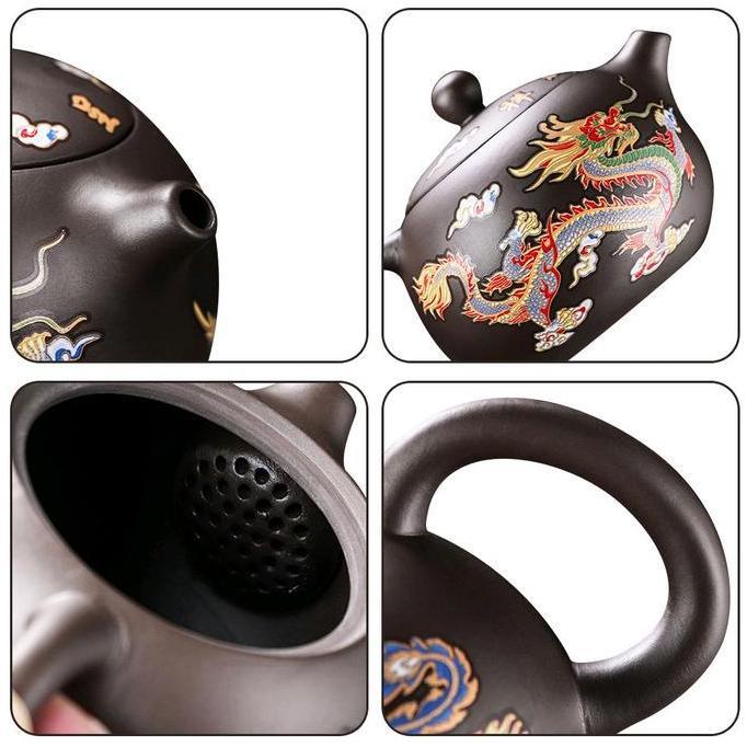 Jual Dragon Clay Pot Keramik Berubah Warna Teko Tradisional dengan ...