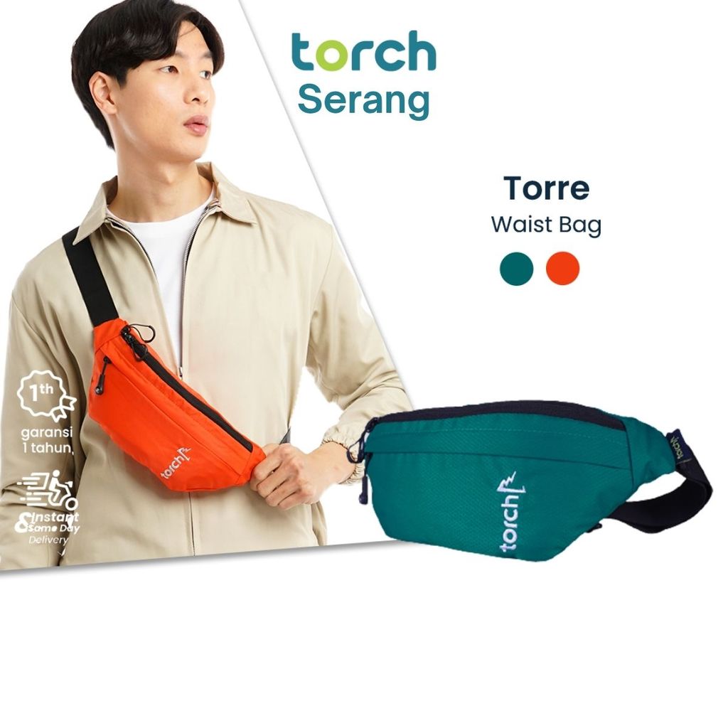 Jual Torch Tas Pinggang Waist Bag Pria Wanita Stylish Anti Air Tas ...