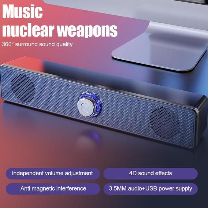 Jual 5.0 Speaker Audio Surround Soundbar Computer PC For TV Music Box ...