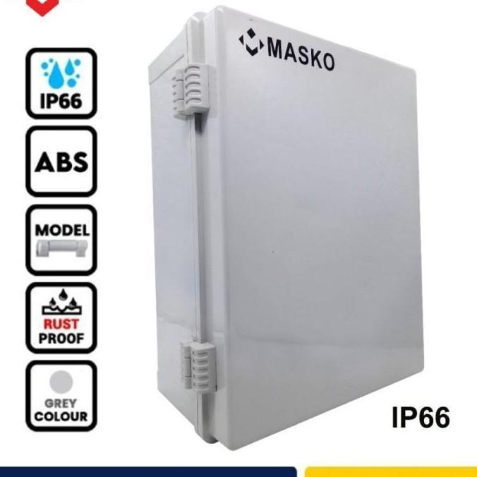 Jual TERBARU - MASKO BOX PANEL 400x500x200 ABS JUNCTION 40x50x20 IP66 ...