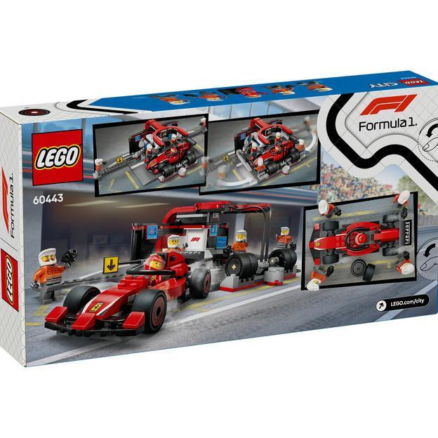 Jual NEW STOCK !!!! LEGO City 60443 F1 Pit Stop & Pit Crew with Ferrari ...