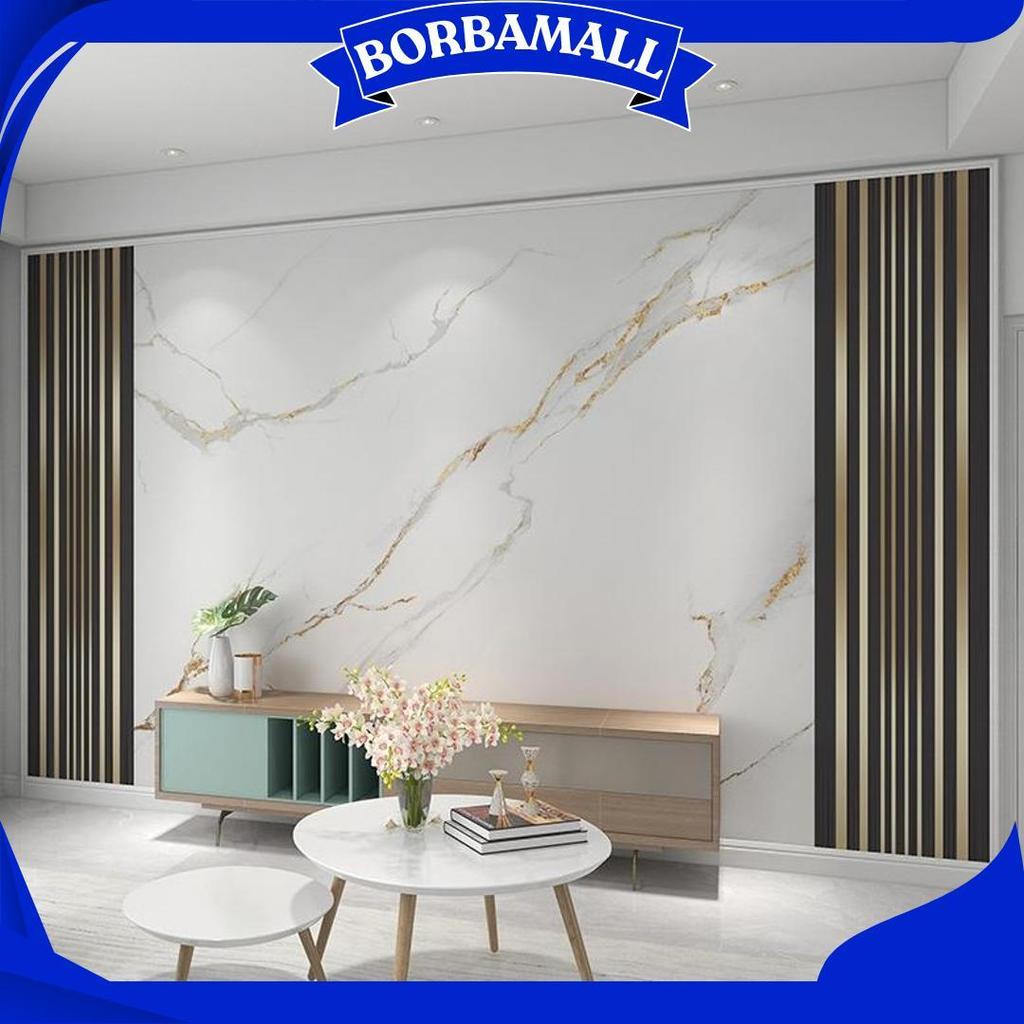 Jual [2.95Meter X 40 Cm] Wallboard Pvc Marmer Kayu Hiasan Dinding/ Wall ...