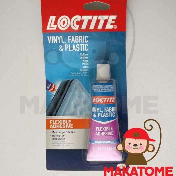 Jual Loctite Vinyl Fabric Plastic Adhesive 1 fl oz 30 ml lem plastik ...