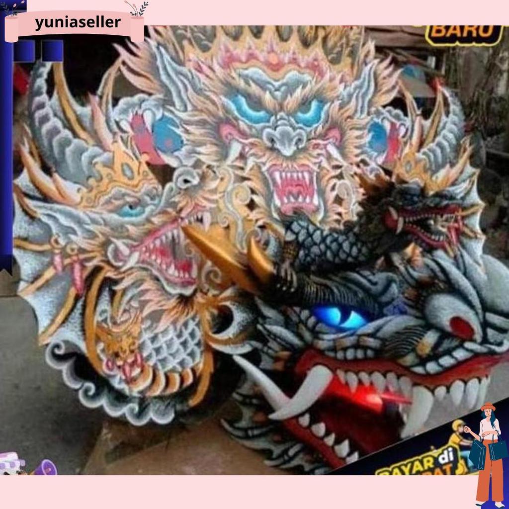 Jual Trending Terbaik Barongan Devil Sungut Full Kayu Asli Ukuran 14 ...