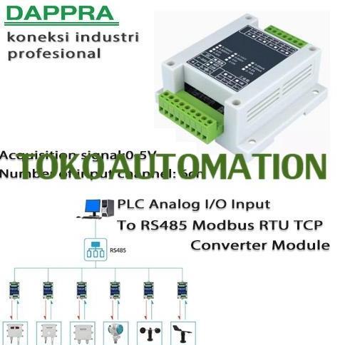 Jual 6 Channel 0-5V to RS485 Modbus RTU Analog Data Acquisition Module ...