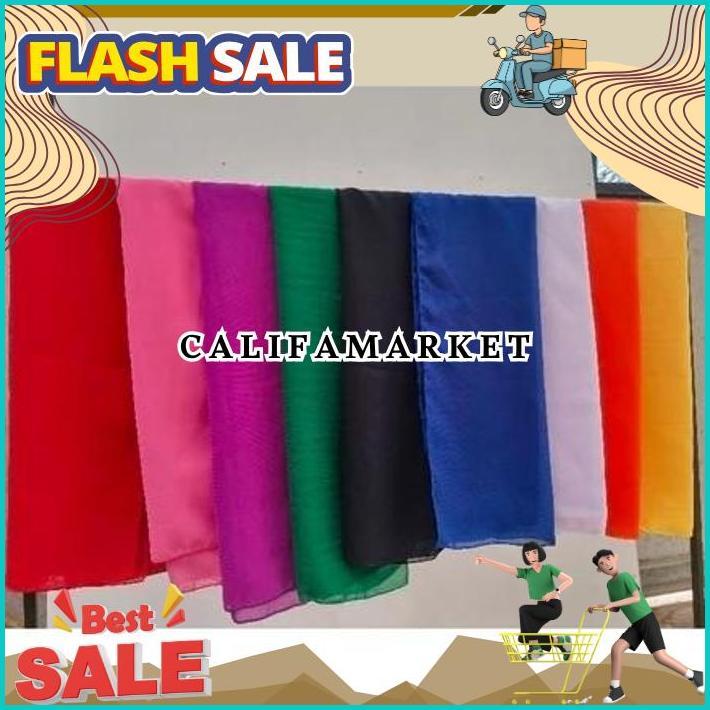 Jual Sampur / Selendang Tari Polos untuk anak SD / SMP ukuran 2,1 Meter ...
