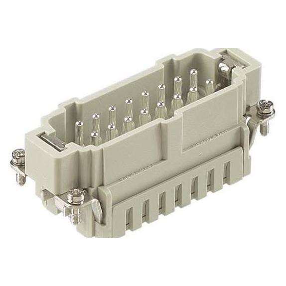 Jual Promo Connector Harting 16 pin, Male Insert, CageClamp Type - 09 ...