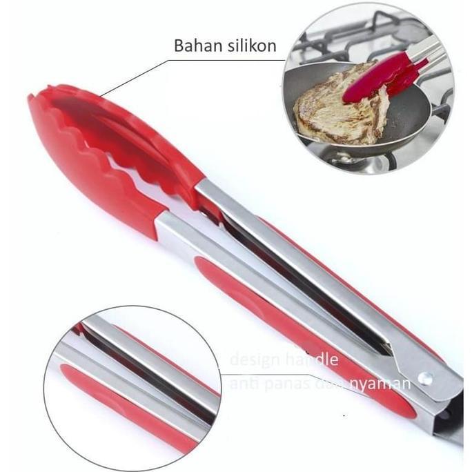 Jual New- Pencapit Makanan Gorengan Penjepit Capitan Makanan Serbaguna ...