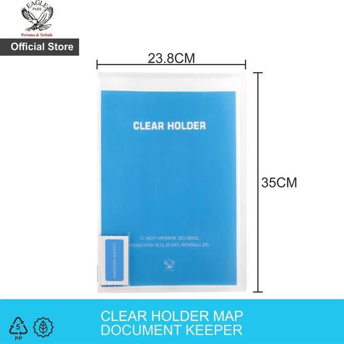 Jual NEW EAGLE FILES CLEAR HOLDER / DOKUMEN KEEPER / DISPLAY BOOK ...