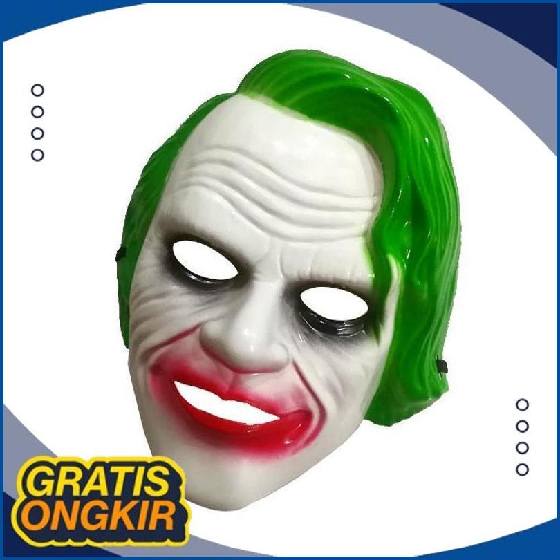 Jual Cod Tojo Topeng Joker Badut Clown Dark Knight Batman Cosplay Mask ...
