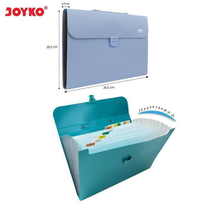 Jual Joyko Expanding File Folio F4 13 POCKETS File Folder / Map ...