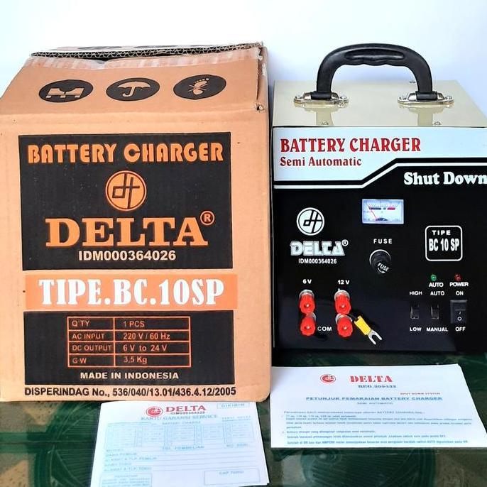 Jual CHARGER ACCU DELTA DT.110R SP SEMI AUTOMATIC | Shopee Indonesia