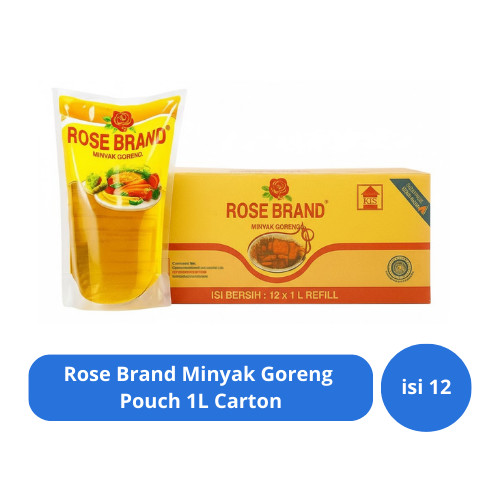 Jual Rose Brand Minyak Goreng Pouch 1L Carton (12 Pcs) | Shopee Indonesia