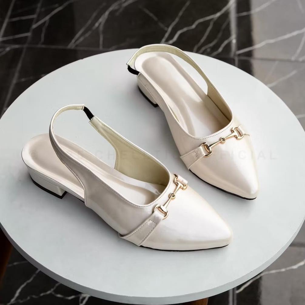 Jual Original Sandal Heels Mules Elegan Model Terbaru Sachi Tinggi 3Cm ...