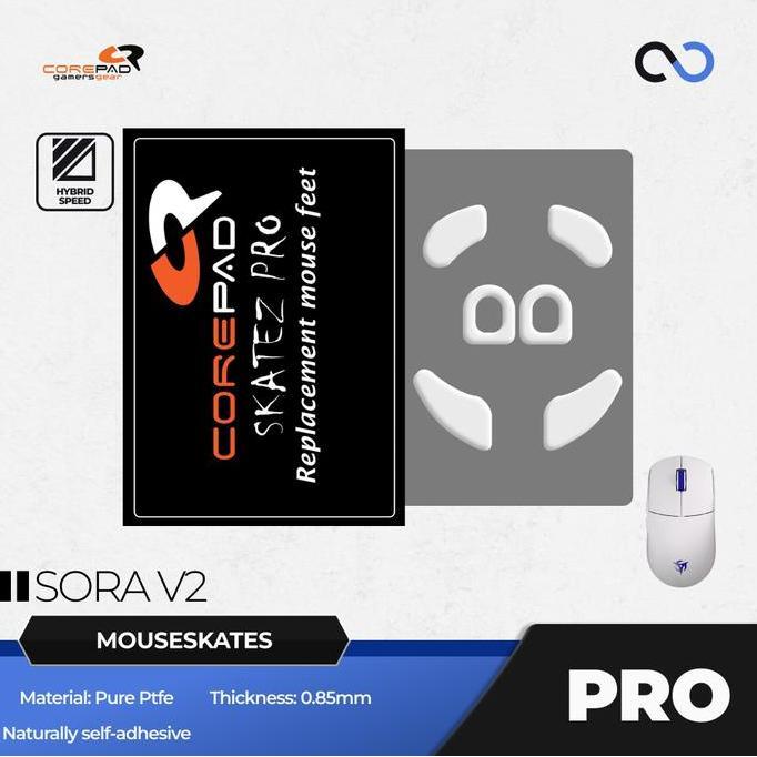 Jual Corepad PRO Ninjutso Sora V2 PTFE Mouse Feet / Mouse Skate for ...