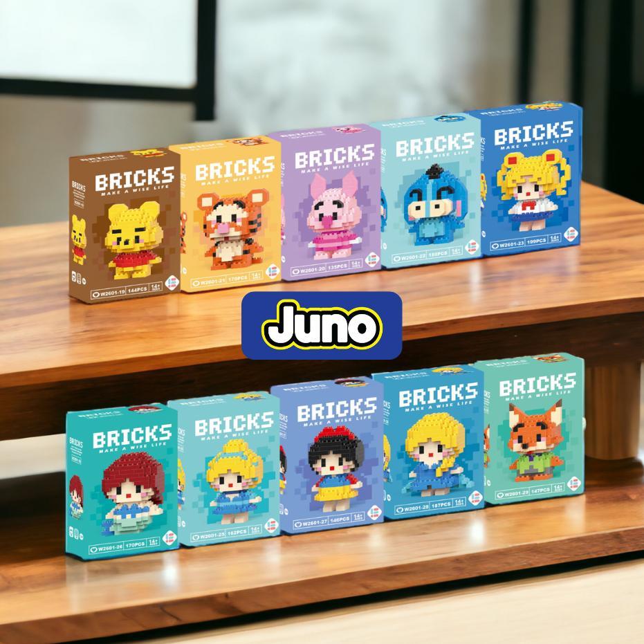 Jual EXCLUSIVE JUNO Mainan Anak Bricks Mainan Edukasi Mini Bongkar ...