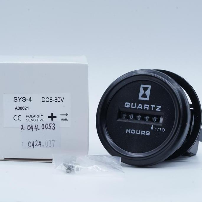 Jual KAHONO- HourMeter SYS-4 DC 8V-80V Quartz Hour Meter 6 Digit ...