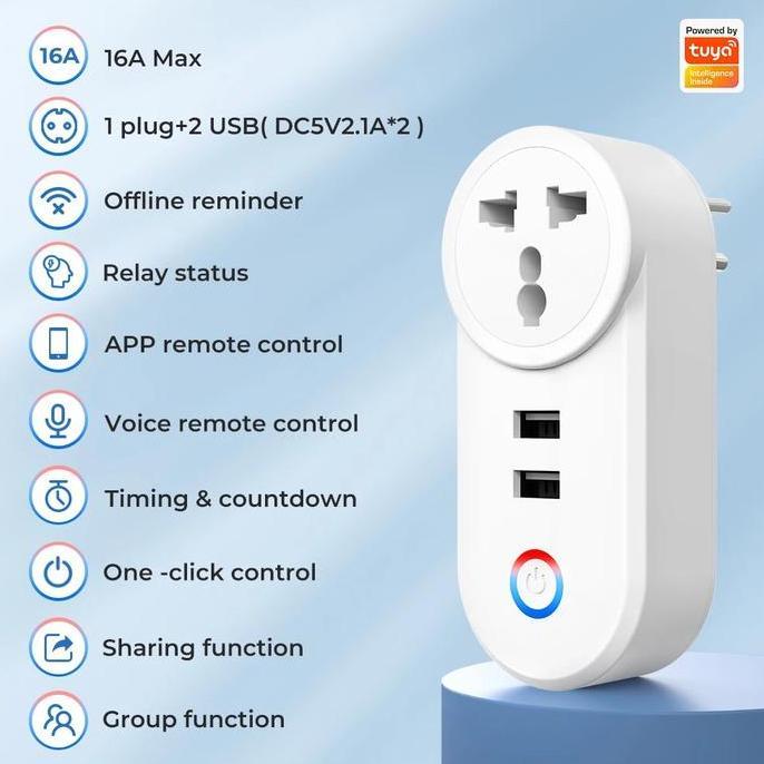 Jual KEZOUKAKU- MORE Stop Kontak Pintar Wifi Colokan Kaki 3 Inggris ...