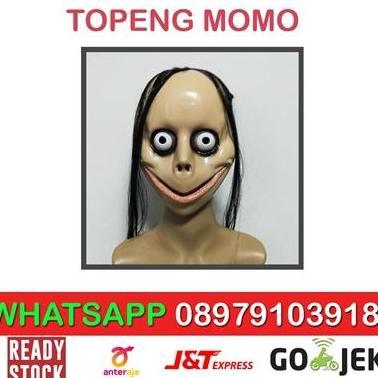 Jual TOPENG ACARA HALLOWEEN MOMO MASK SERAM DAN BERAMBUT | Shopee Indonesia