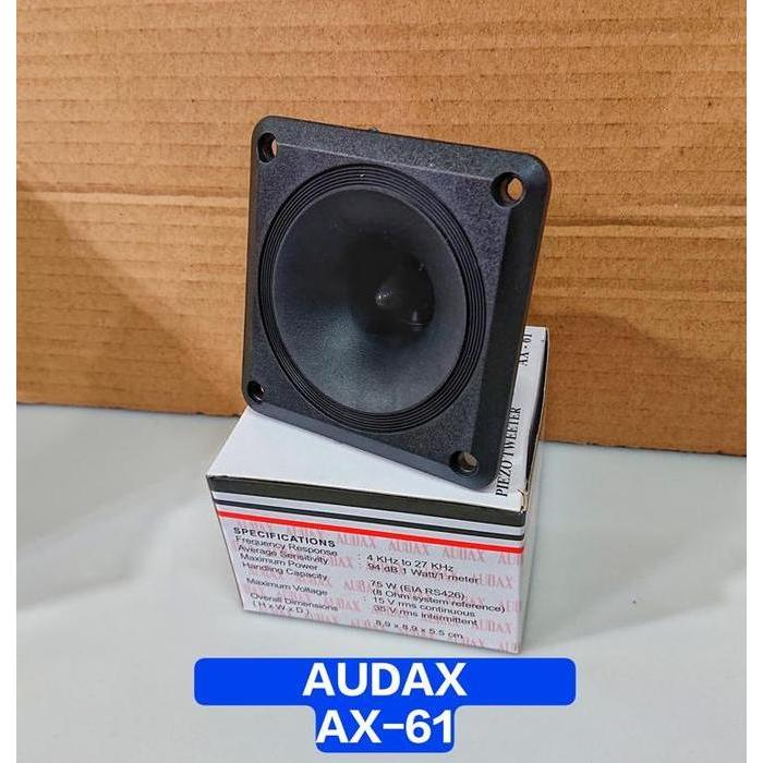 Jual /////] Tweeter Walet Audax AX61 AX 61 AX-61 Speaker Audax Original ...