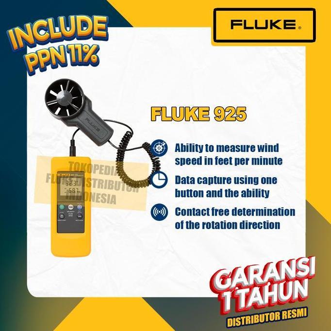 Jual Fluke 925 Digital Vane Anemometer | Shopee Indonesia