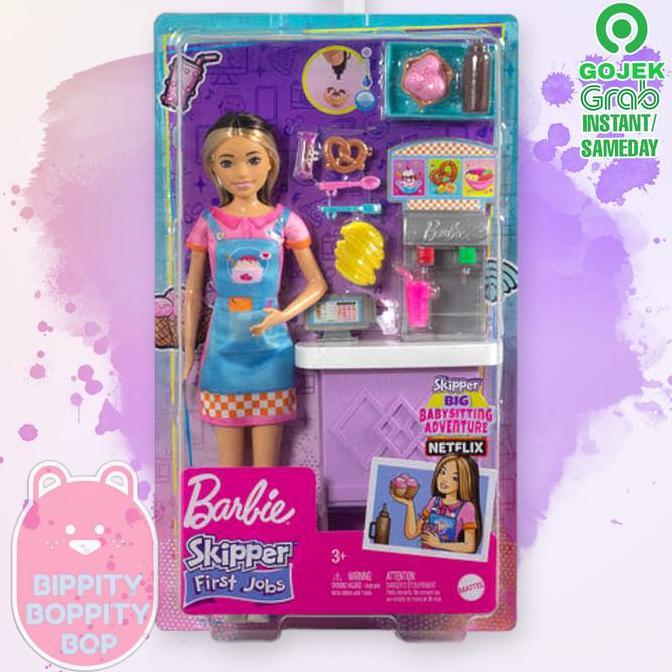 Jual Barbie Skipper First Jobs Snack Bar Playset | Shopee Indonesia