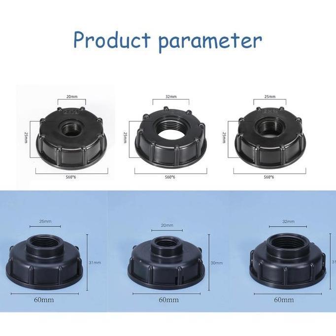 Jual CLUCK Tutup Kran Ibc Adaptor / Tangki Ibc Konektor Sambungan ...
