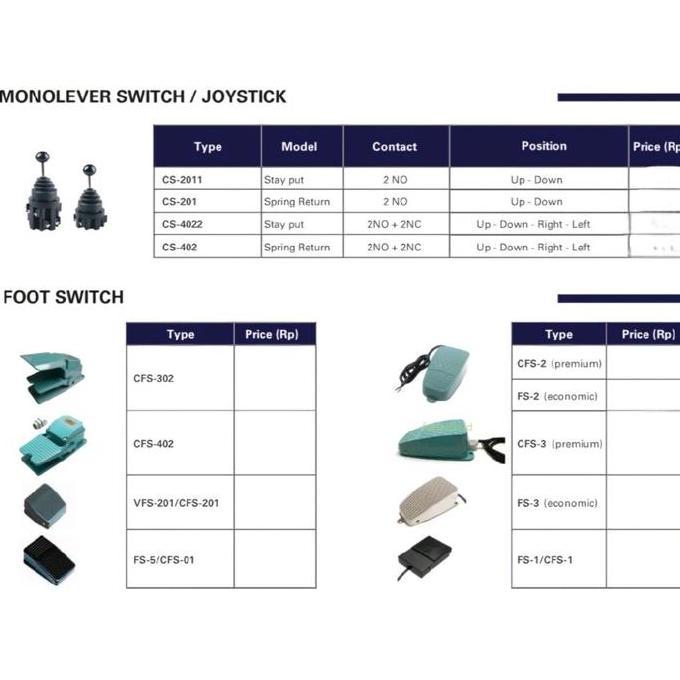 Jual FORT FOOT SWITCH PEDAL INJAK RESIN PLASTIC PLASTIK ECONOMIC FS-2 ...