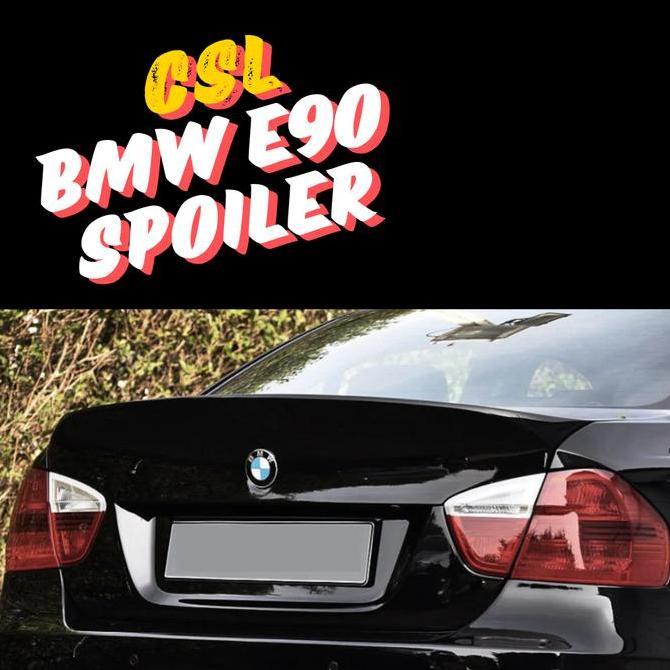 Jual Spoiler BMW E90 Import BMW E90 E92 CSL Ducktail Boot Lips Spoiler ...
