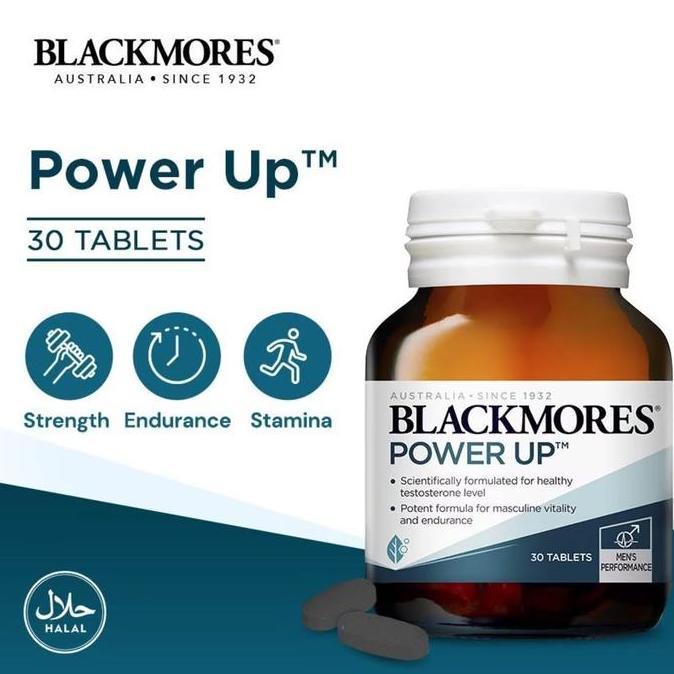Jual eko_storebookck - TESTOSTERON BOOSTER / Blackmores Power Up 30 ...