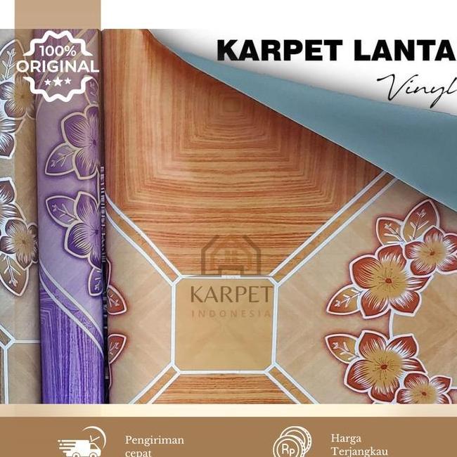 Jual Obral Kaet Lantai Plastik Vinyl Tebal 1 Roll 15 Meter Kaet Lantai ...