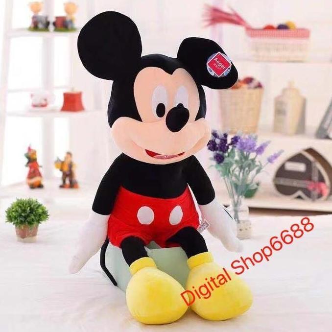 Jual BONEKA MICKEY MOUSE UKURAN TINGGI 1,1 METER (100% IMPORT) | Shopee ...