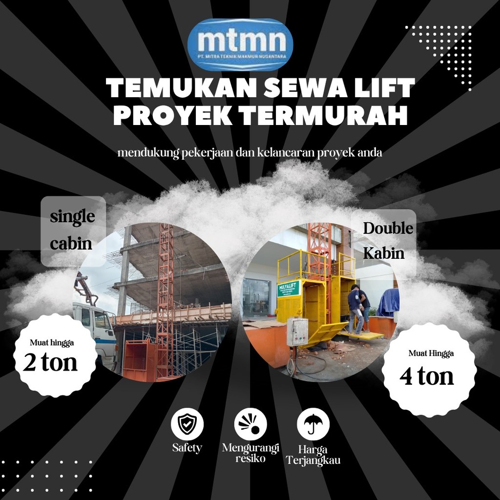 Jual Lift Proyek Single & Double Cabin – Sewa Murah Kapasitas Besar ...