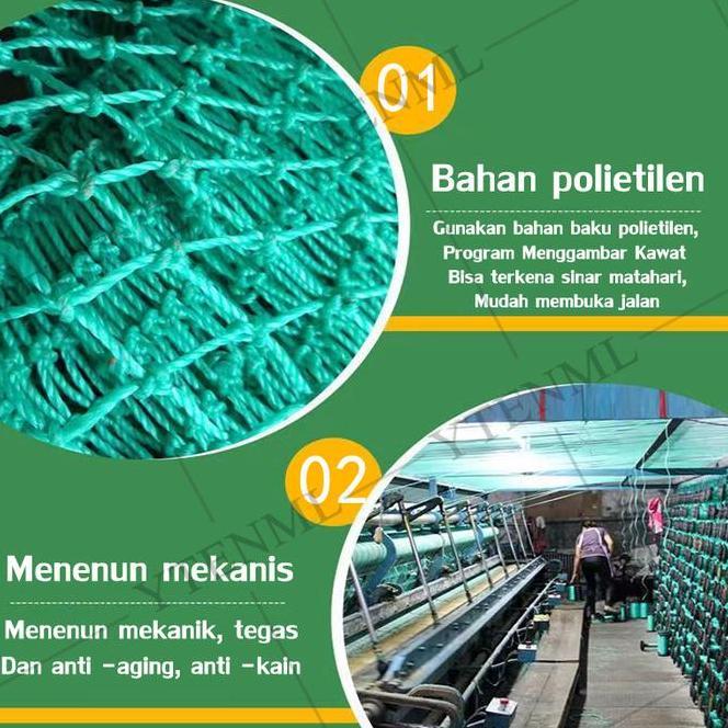 Jual Jaring Ayam Lebar 2X50Meter Jaring Pagar Ayam Jaring Burung Jaring ...
