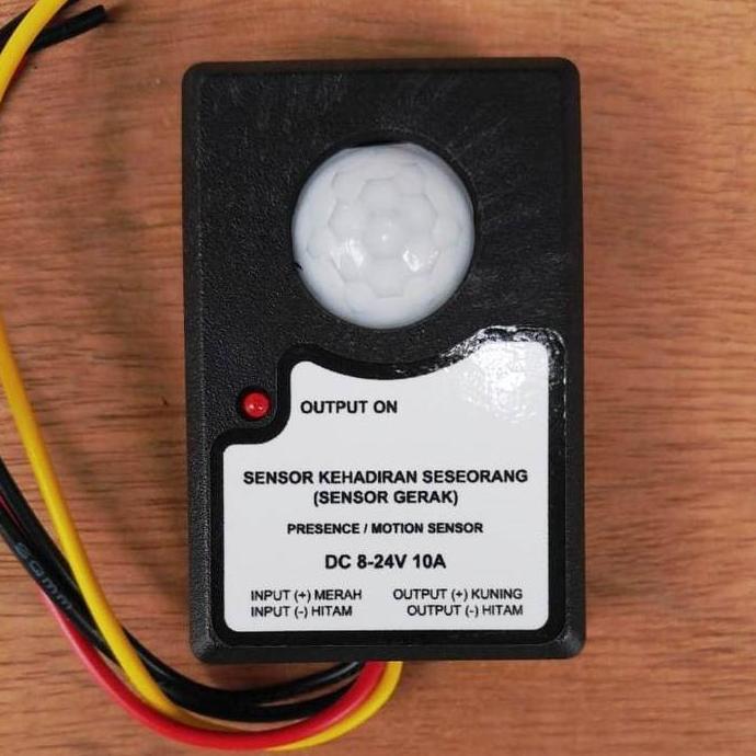 Jual New- Saklar sensor gerak DC 10A 12V (8-24V) PIR otomatis ampere ...
