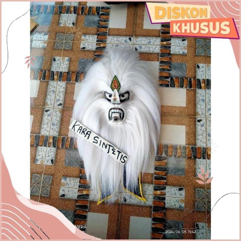 Jual TOPENG BUJANG GANONG FULL PUTIH REKOMENDASI BUAT ANAK ANAK DAN ...